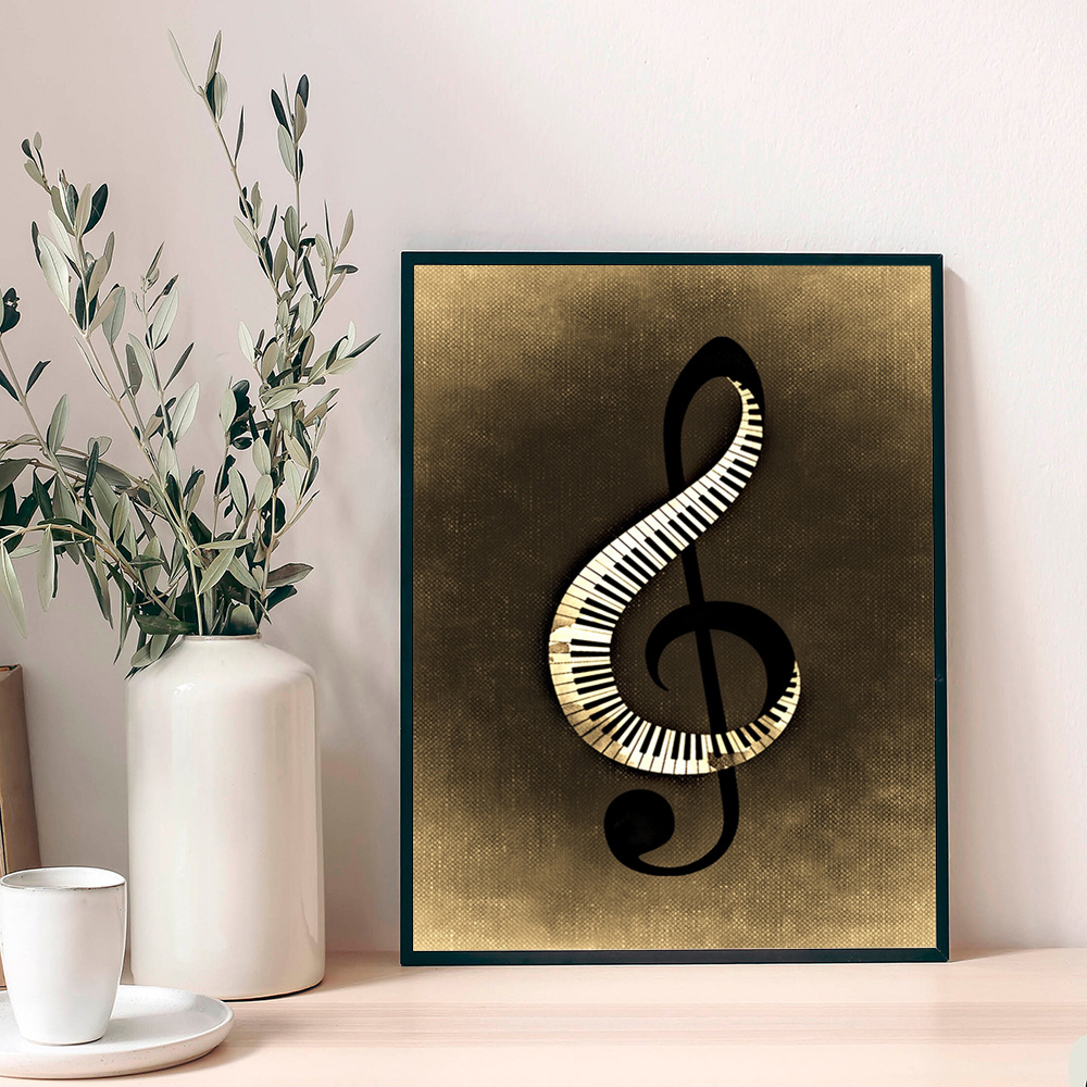 Musician's Note Canvas Wall Art Posters Living Room - Temu