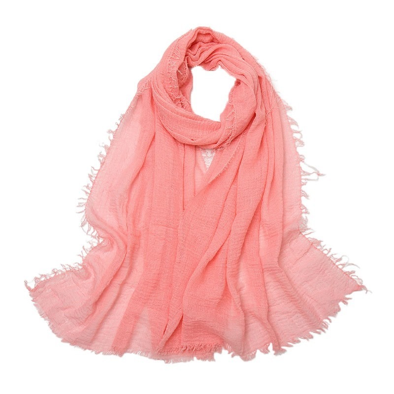 edge scarf crinkle vintage solid - Temu New Zealand