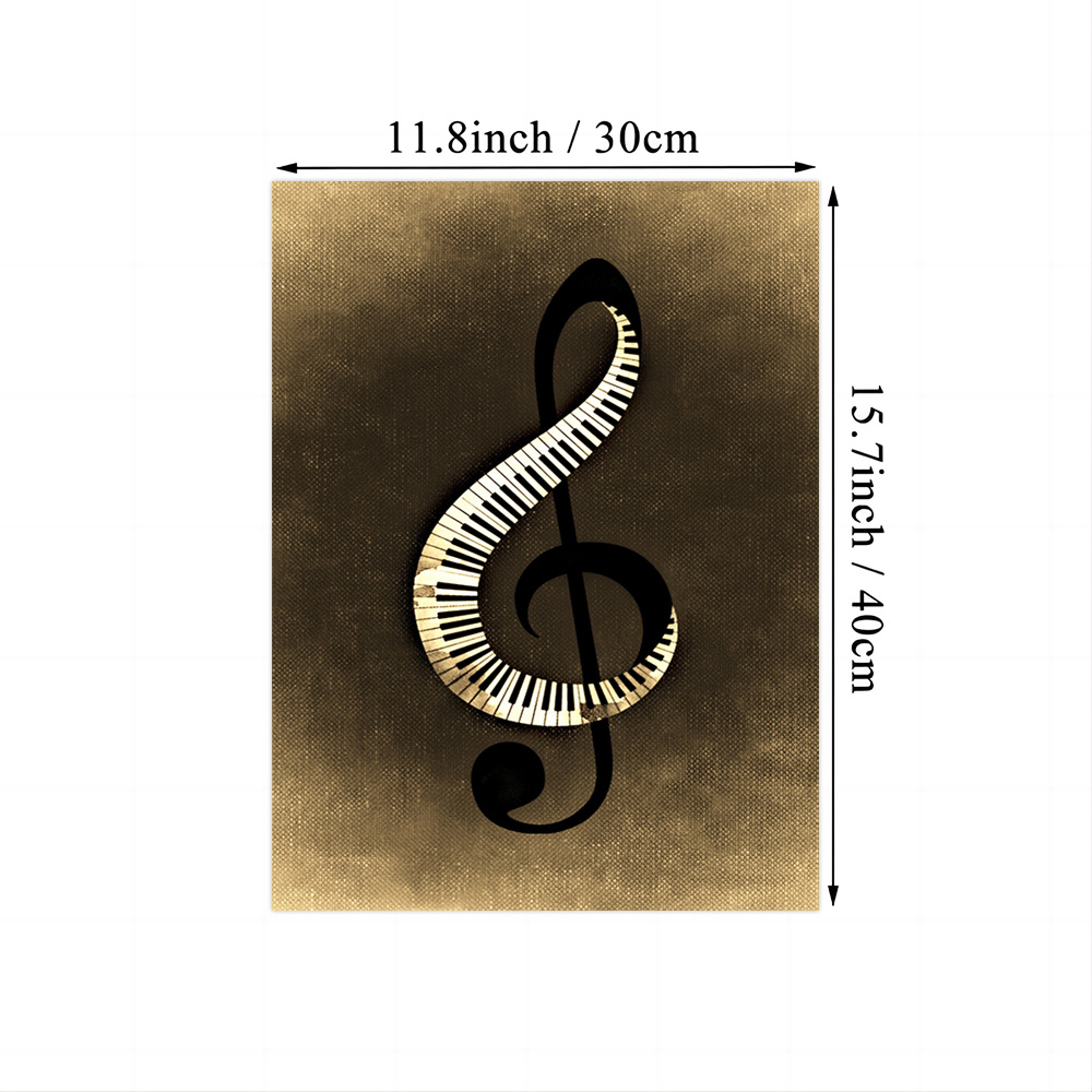 Musician's Note Canvas Wall Art Posters Living Room - Temu