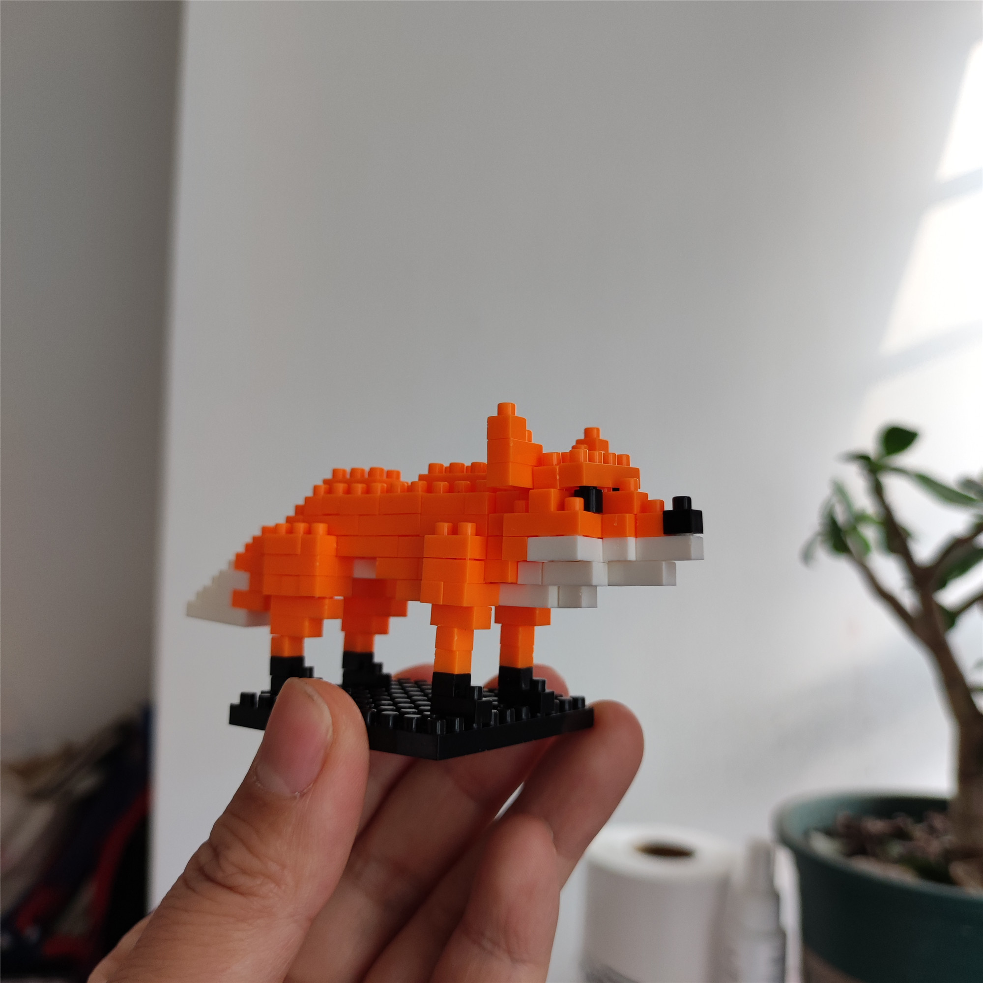 Childrens Mini Fox Building Blocks Small Animal Particle Building ...