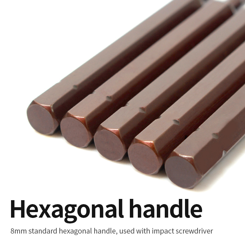 Weiligu High Hardness Diameter 8mm Screwdriver Bit Impact Bit Special ...