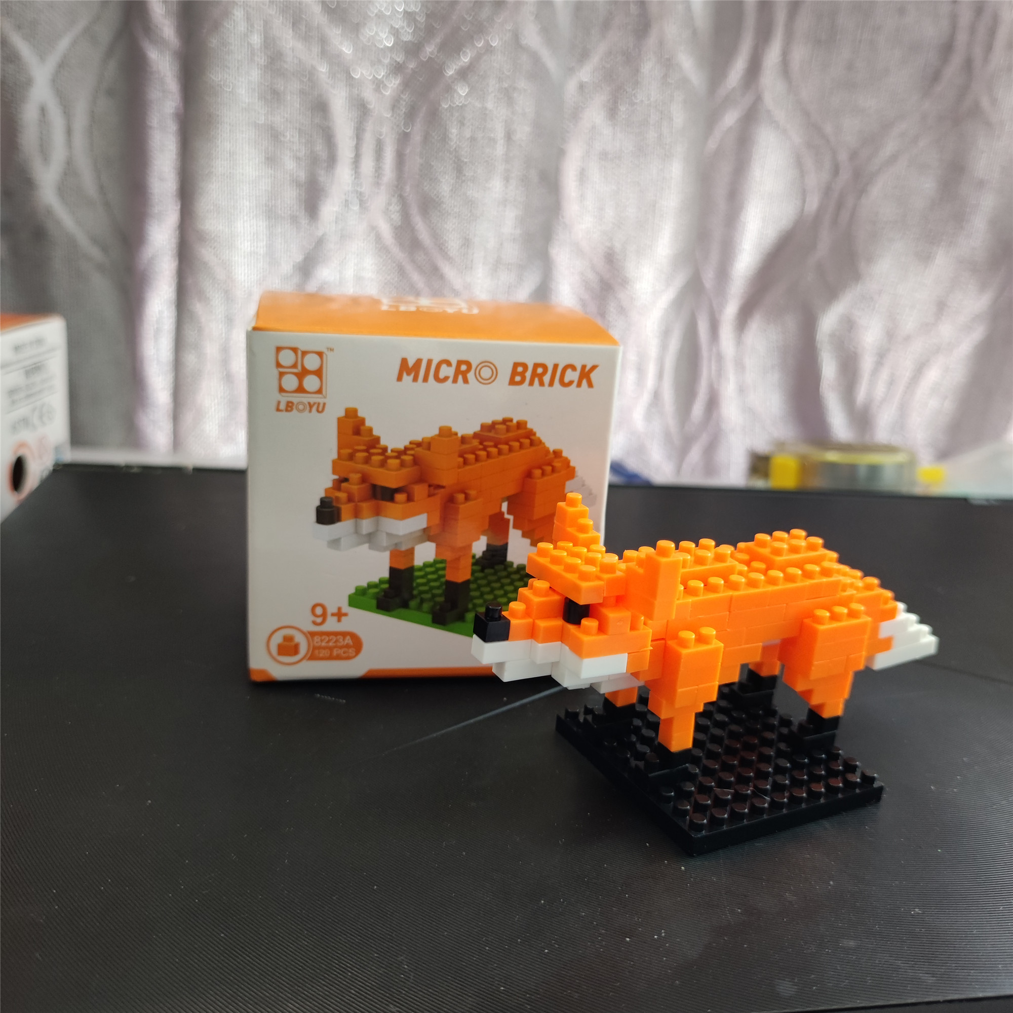 Childrens Mini Fox Building Blocks Small Animal Particle Building ...