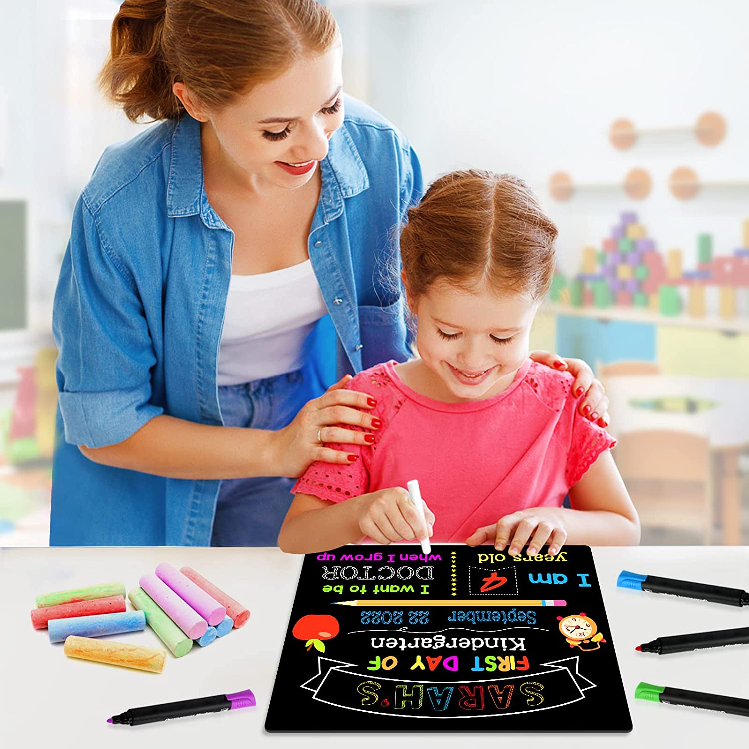 First Day Back School Sign Double Sided First - Temu Norway