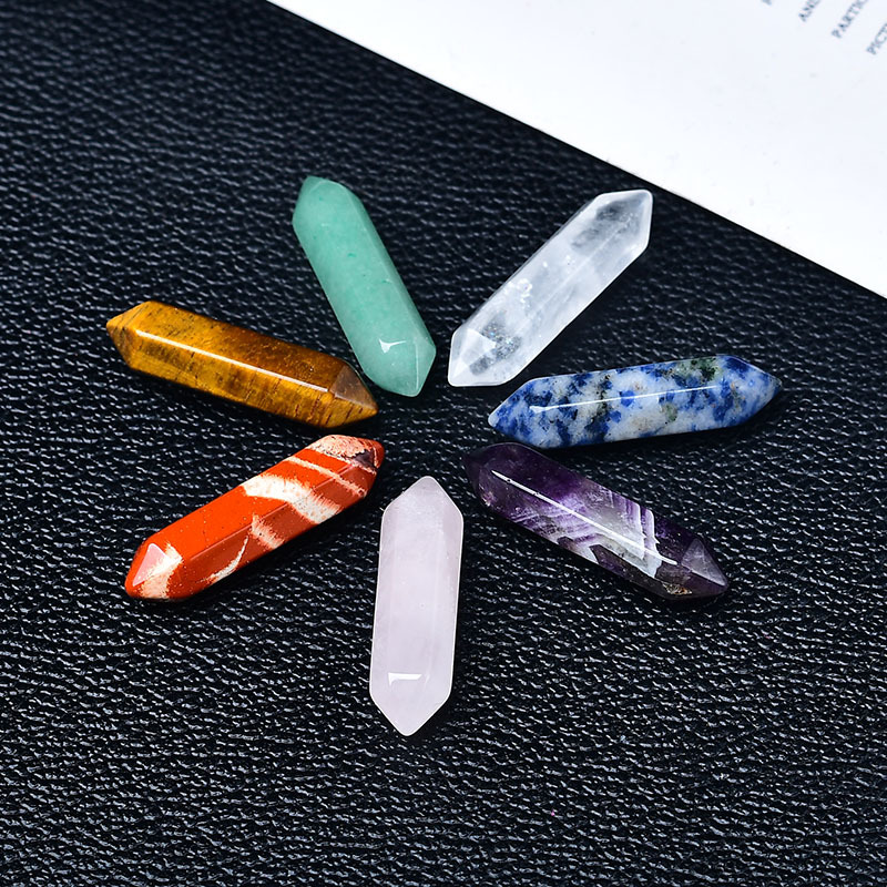 mini natural crystal carved twin points ornament - Temu New Zealand