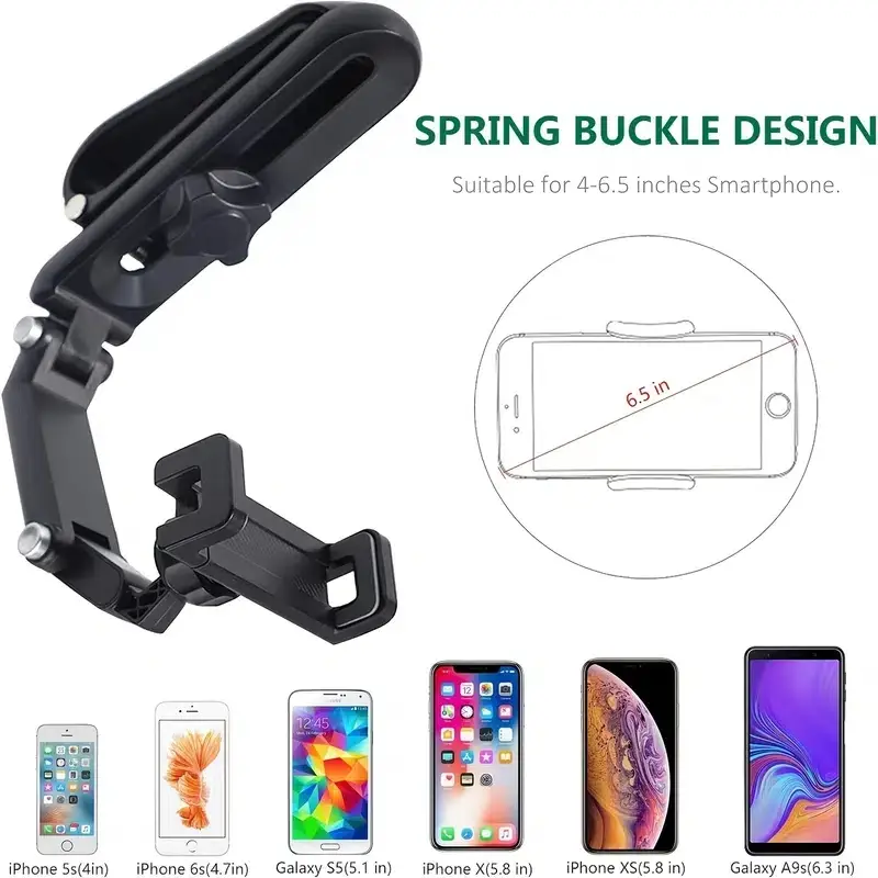 Visor Car Phone Holder 1080° Rotating Cellphone - Temu Visor Car Phone Holder 1080° Rotating Cellphone - Temu