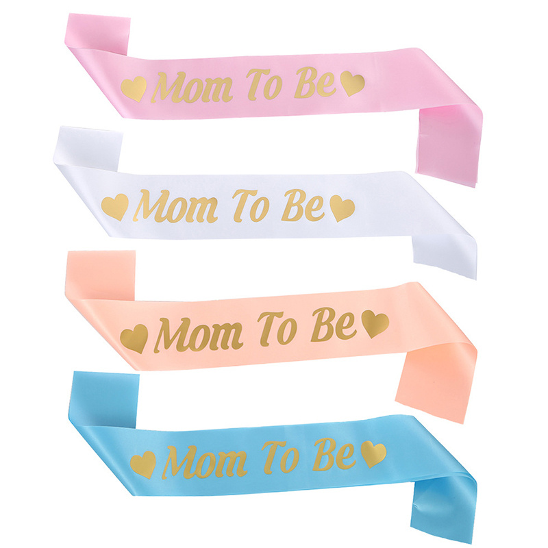 Shoulder Strap Mom Favor Gifts New Mommy Mum Sash Etiquette - Temu