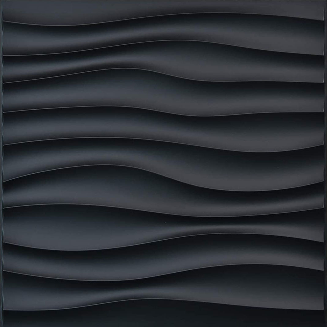 3d pvc art wall panel wave style pvc wave panels interior - Temu New ...