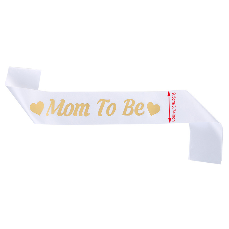 Shoulder Strap Mom Favor Gifts New Mommy Mum Sash Etiquette - Temu