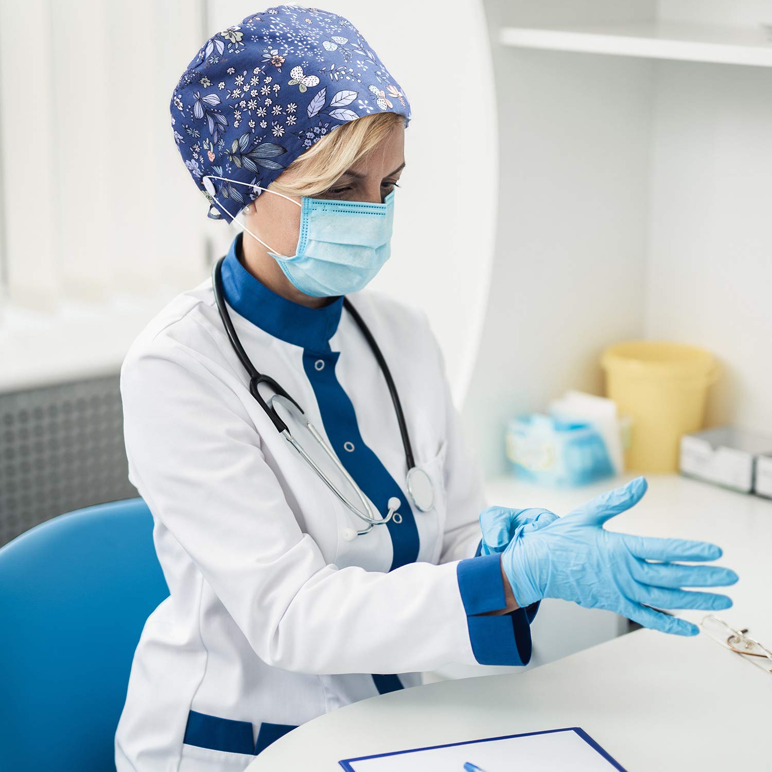 Women Cotton Elastic Working Hat Buttons Man Unisex - Temu Canada