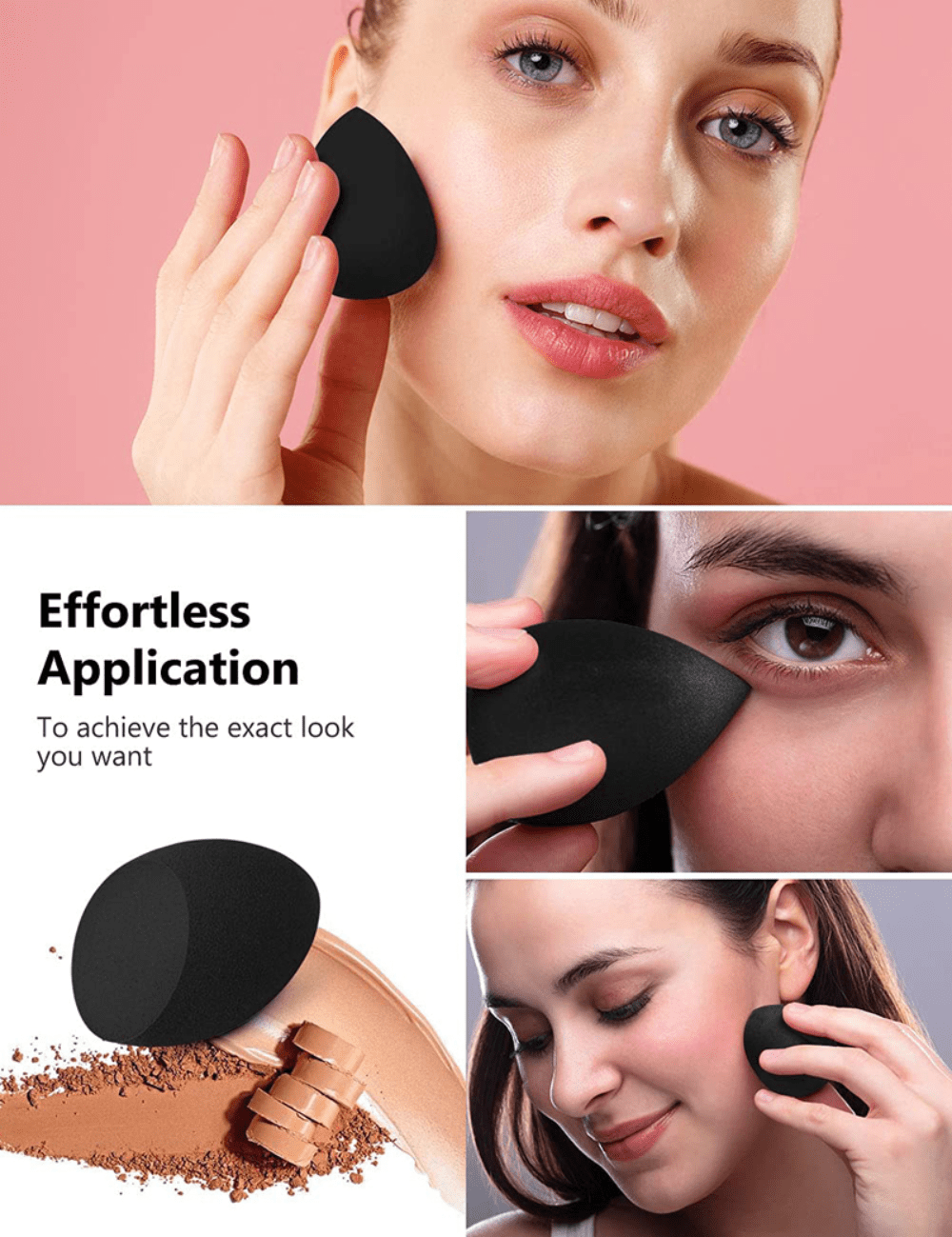 Makeup Sponge Professional Cosmetic Puff Foundation - Temu Australia