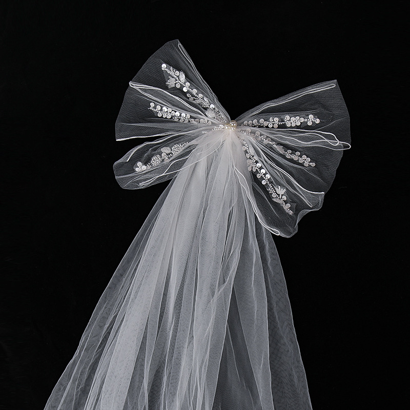 Bridal Hair Bow Clip Veil Bachelorette Party Decorations - Temu United