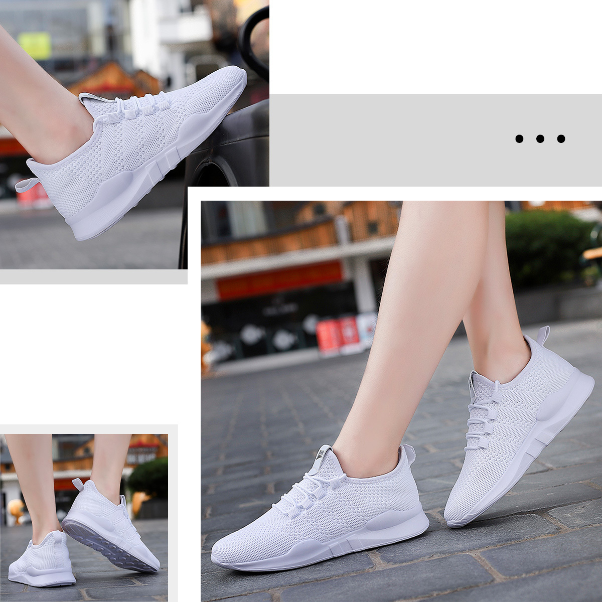 Solid Color Lace Running Sneakers Breathable Woven Flat - Temu