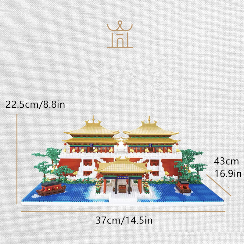 Qingming Garden Miniature Diamond Particles Chinese - Temu