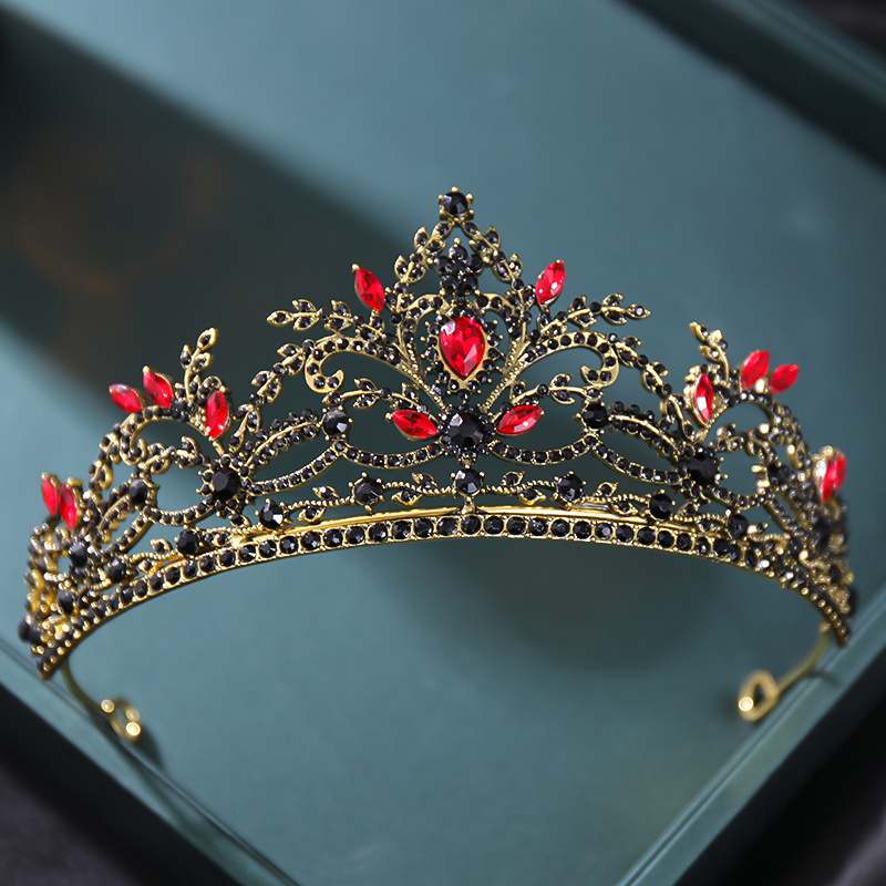 Crystal Crown Tiara Vintage Rhinestone Prom Diadem Headband - Temu