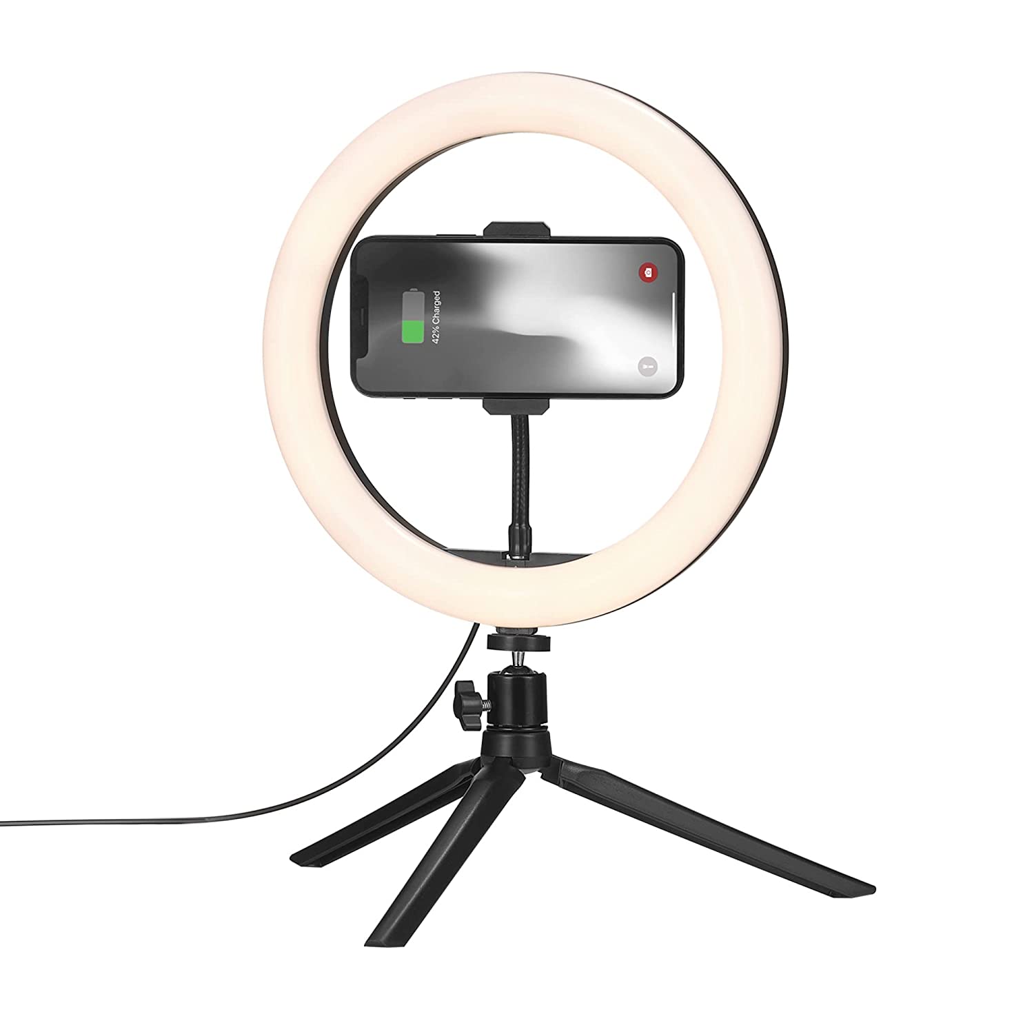 Rgb Ring Light Table Frame Phones Adjustable Height - Temu