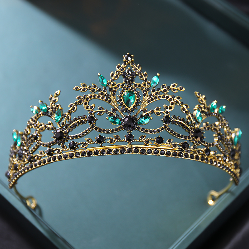 Crystal Crown Tiara Vintage Rhinestone Prom Diadem Headband - Temu