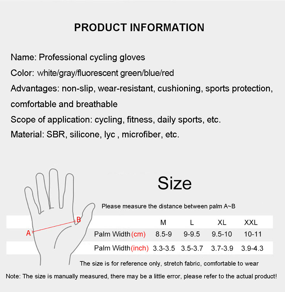 Loogdeel Bicycle Bicycling Gloves Mountain Bike Anti Slip - Temu United ...