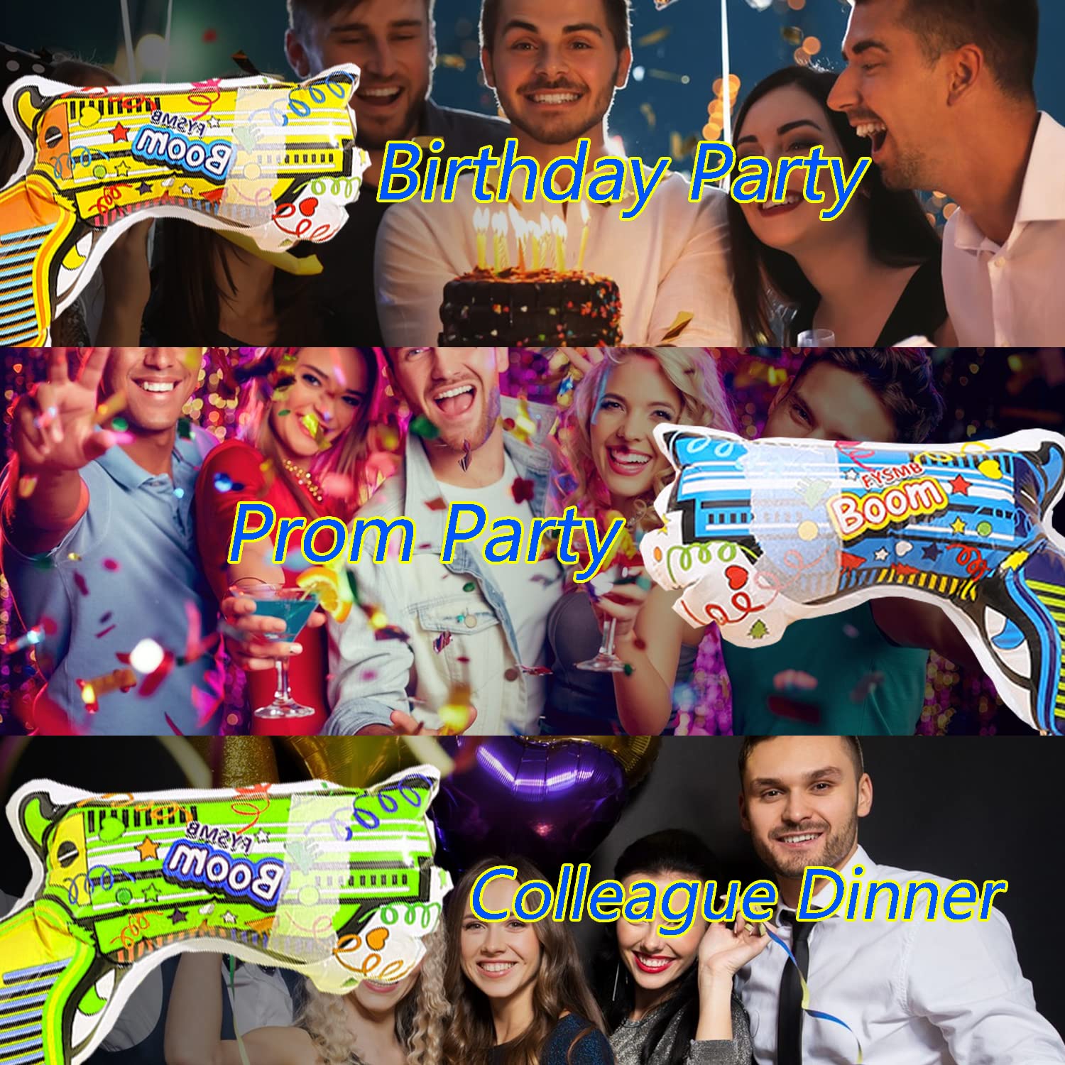 Cool Balloon Gun Random Color Holiday Fireworks Gun - Temu New Zealand
