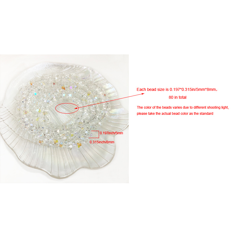 1pc 80pcs 5mm 8mm High Quality Super Shiny Crystal Beads - Temu Australia