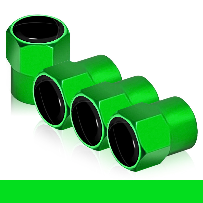 4pcs Car Tire Valve Caps Valve Stem Cap Protective Cover Anti Theft ...