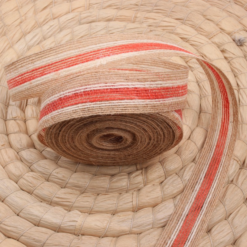 Diy Clothing Accessories Handmade Jute Webbing Colored Rain - Temu ...