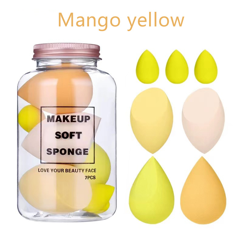 7pcs Makeup Sponges Blender Foundation Blending Sponge Cosmetic Makeup ...