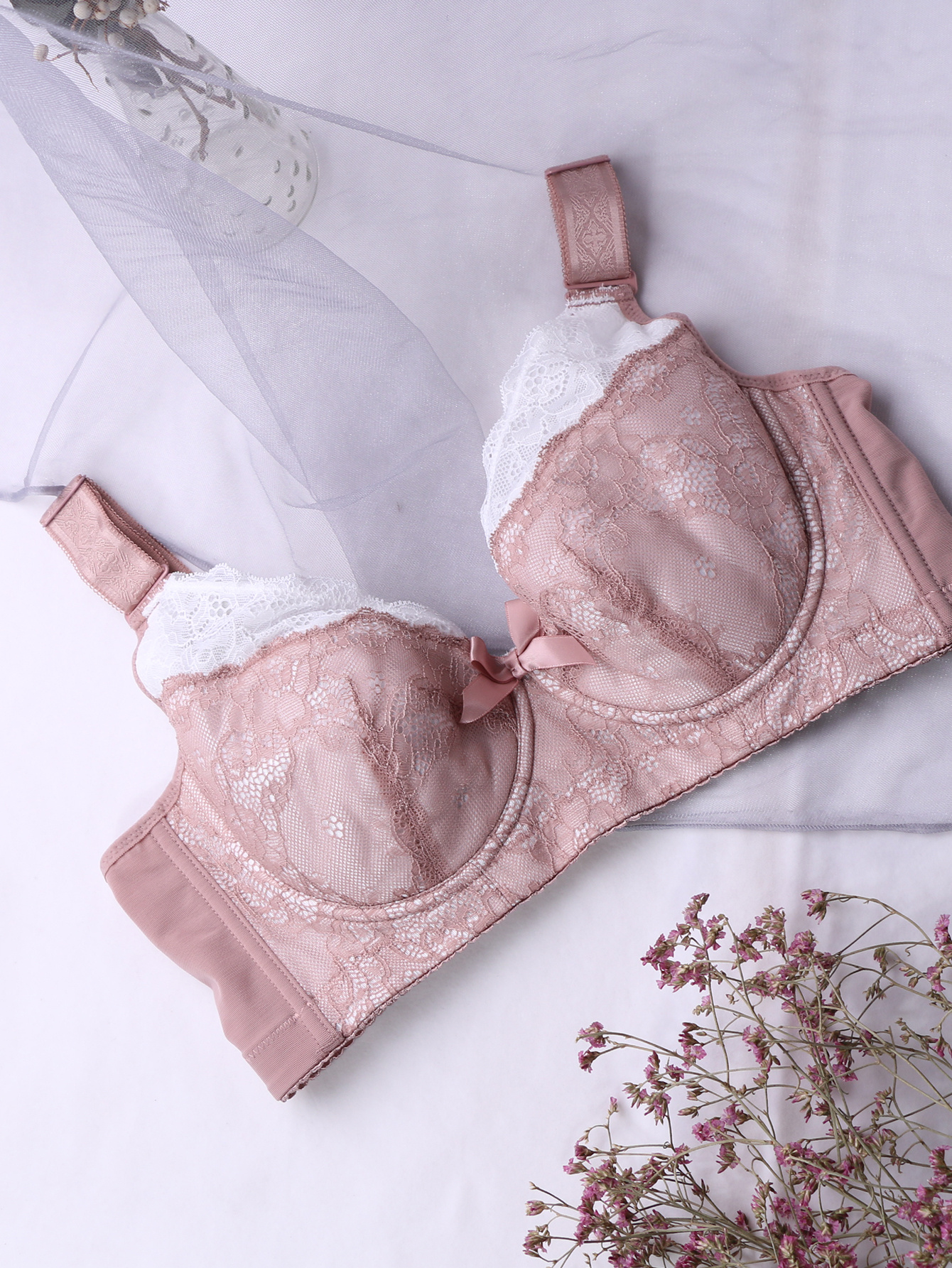 Color Lace Bow Bra Comfortable U shaped - Temu New Zealand