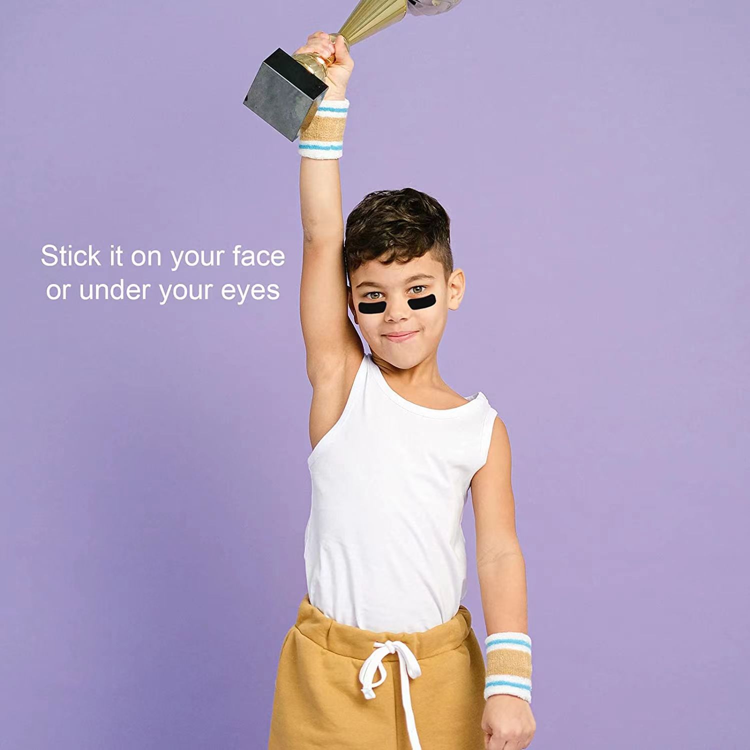 Sports Waterproof Eye Stickers Perfect Baseball Football - Temu