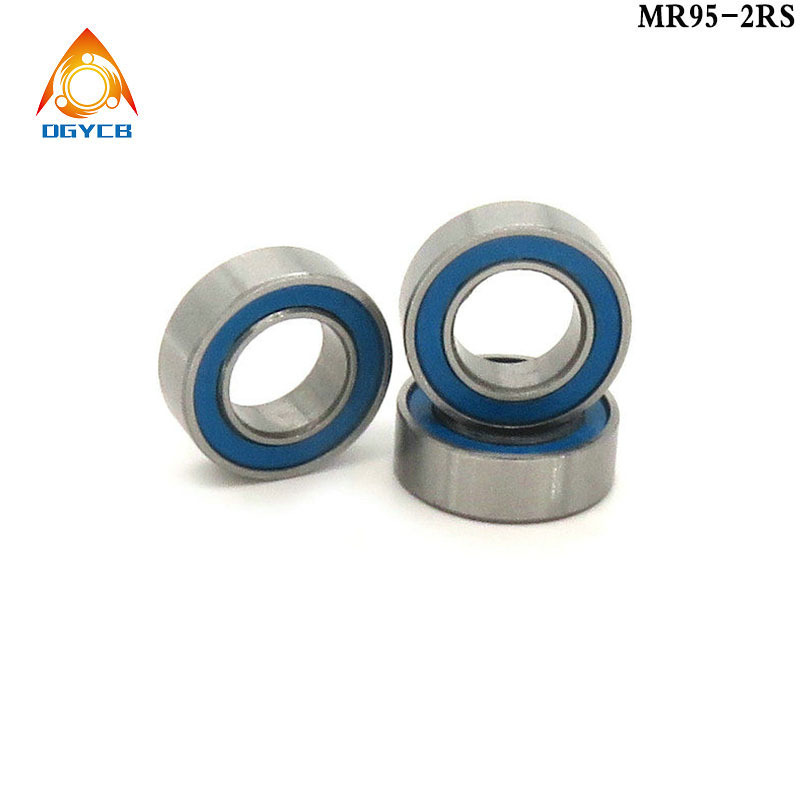 10 個 Mr95 2rs ベアリング 3 5x9x3 ミリメートルミニチュア Mr95-2rs ボールベアリング Mr95 Rs ド L ...