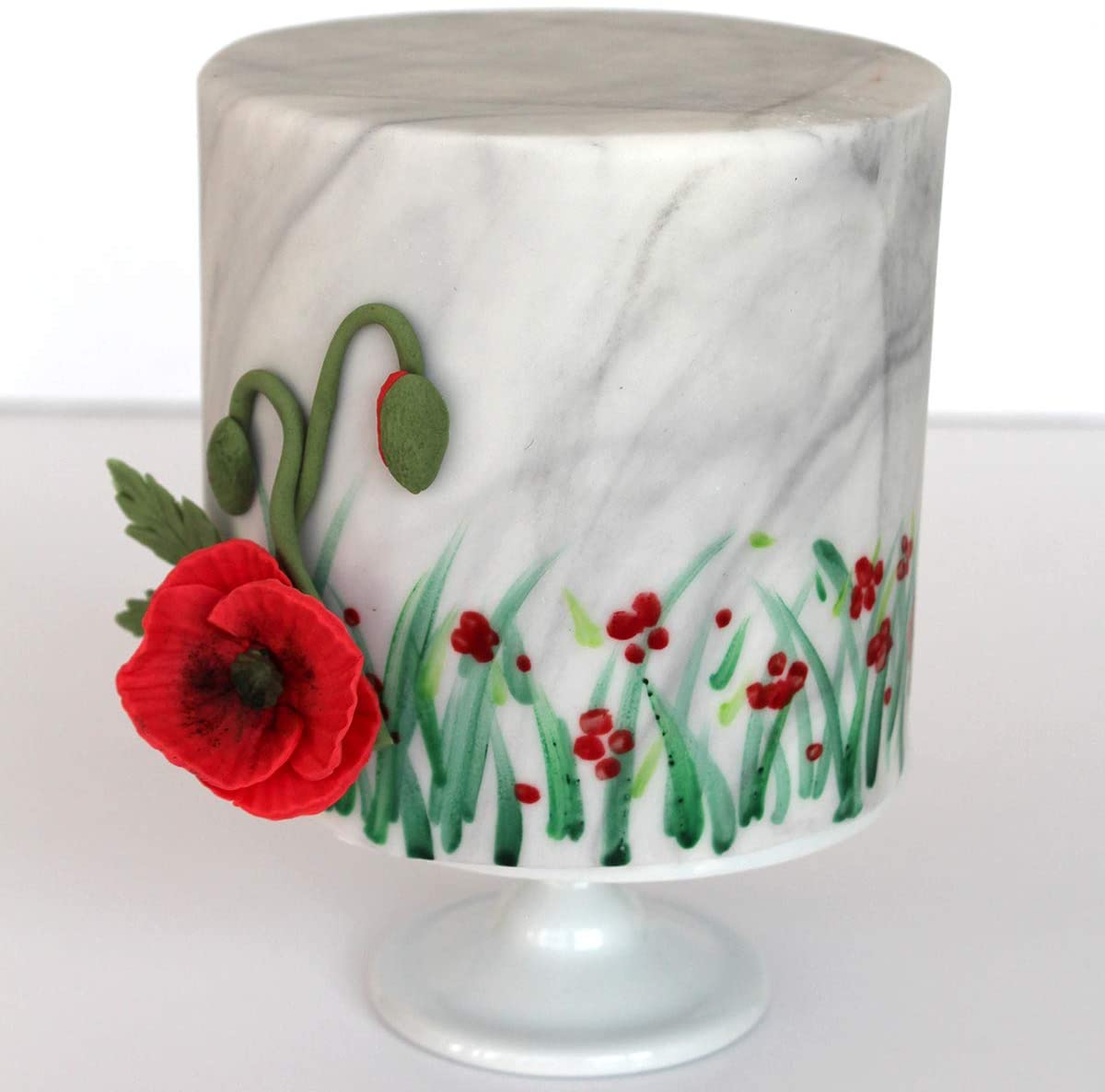 Silicone Moulds Poppy Flowers Fruit Leaves Fondant Cake - Temu Australia