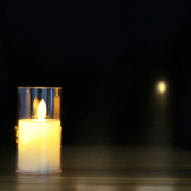 1pc Flickering Flameless Candles Battery Operated Led Candles Ideal For ...