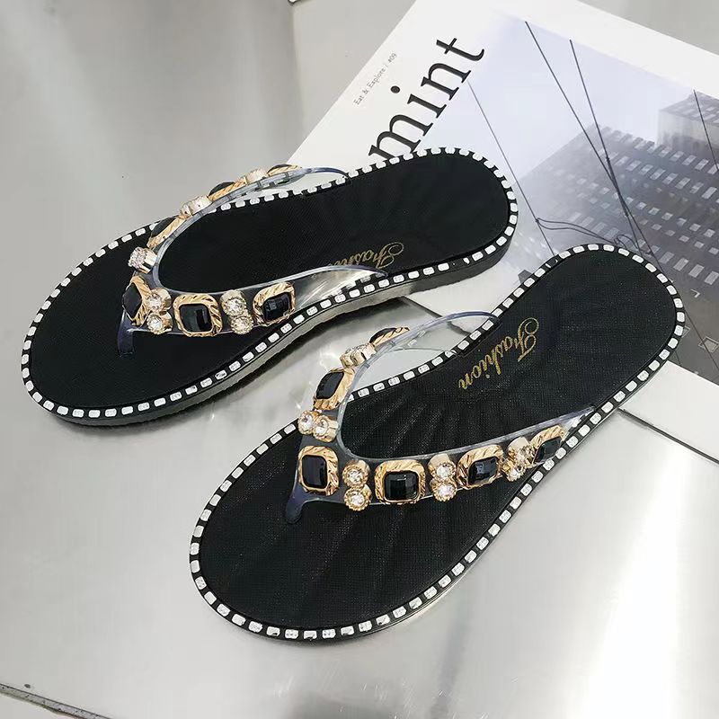 women's flip flops fashion round toe non slip - {region_name}