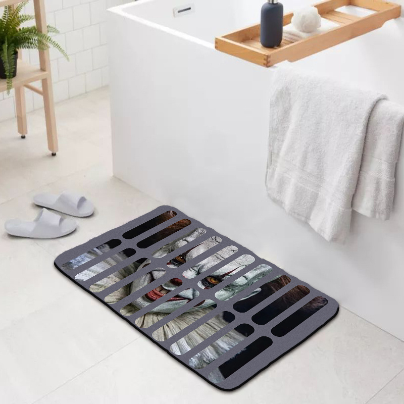 3d Geometric Falling Area Rug Illusion Rug Door Floor Mat Bathroom Anti ...