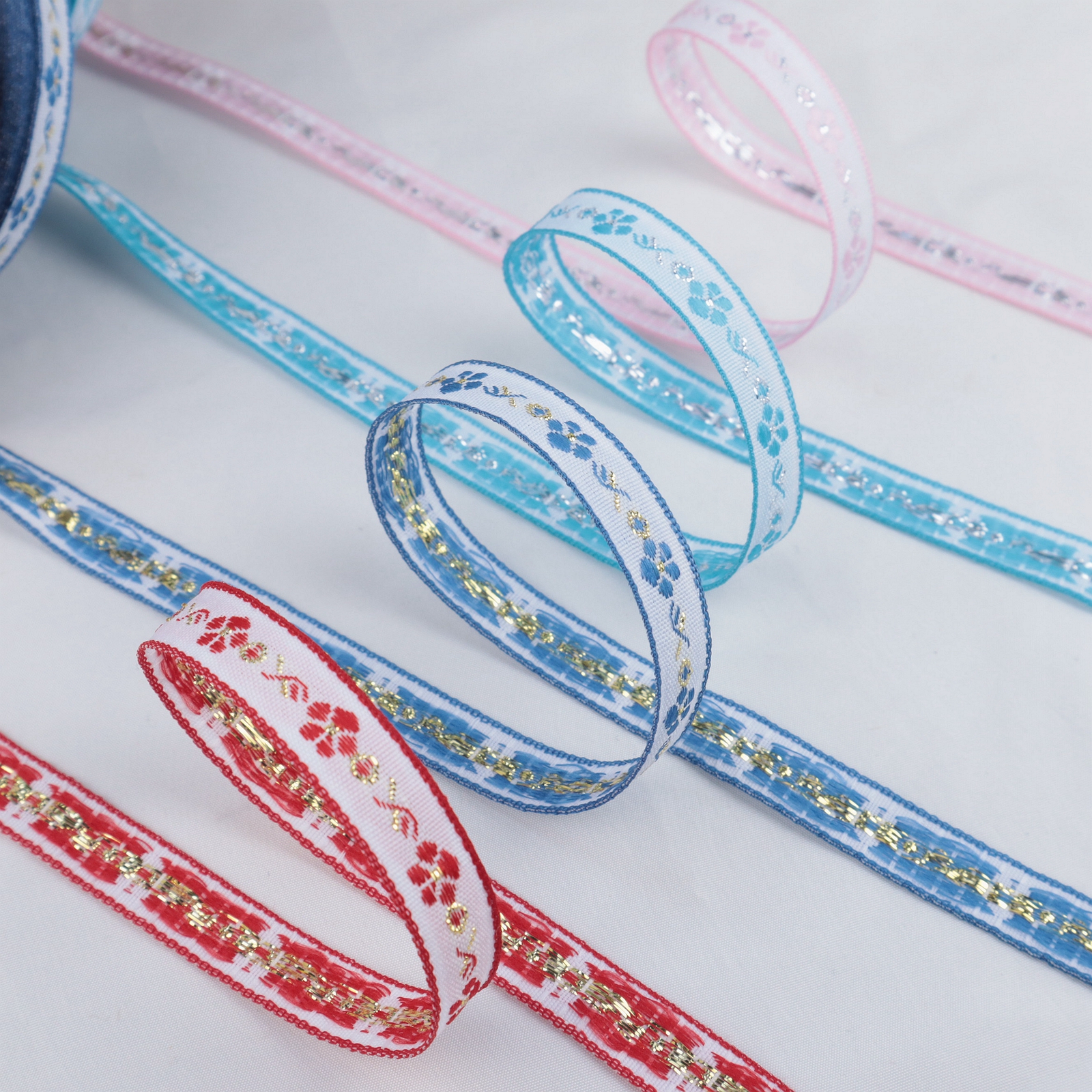 One Roll 18 Yards Ribbon Lace Jacquard Ribbon Wide Floral - Temu Australia