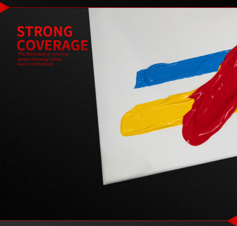 Professional Acrylic Paint Set 12/24 Colors Artists Drawing - Temu