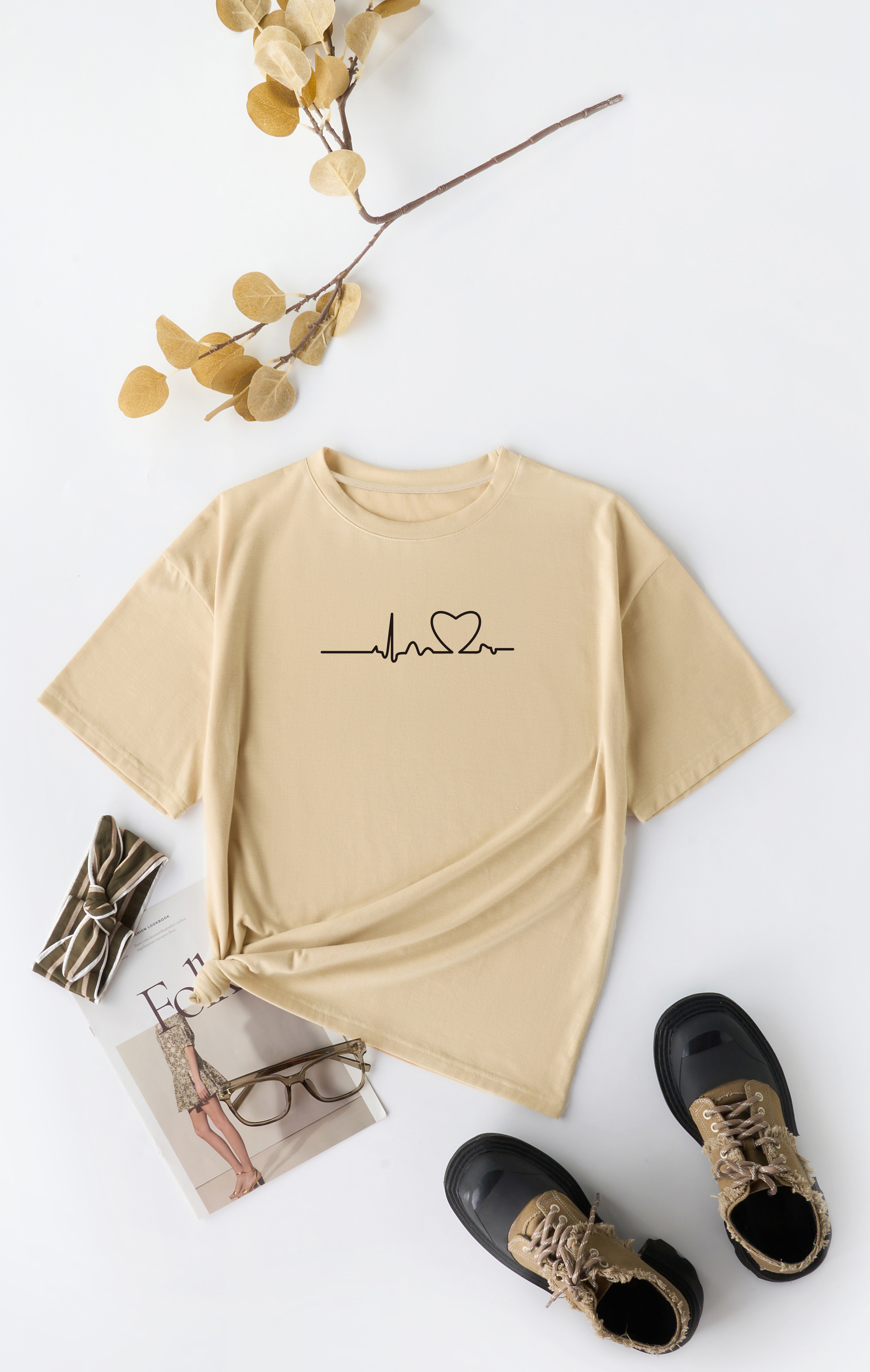 Heart Print Crew Neck T shirt Casual Short Sleeve Summer T - Temu Norway