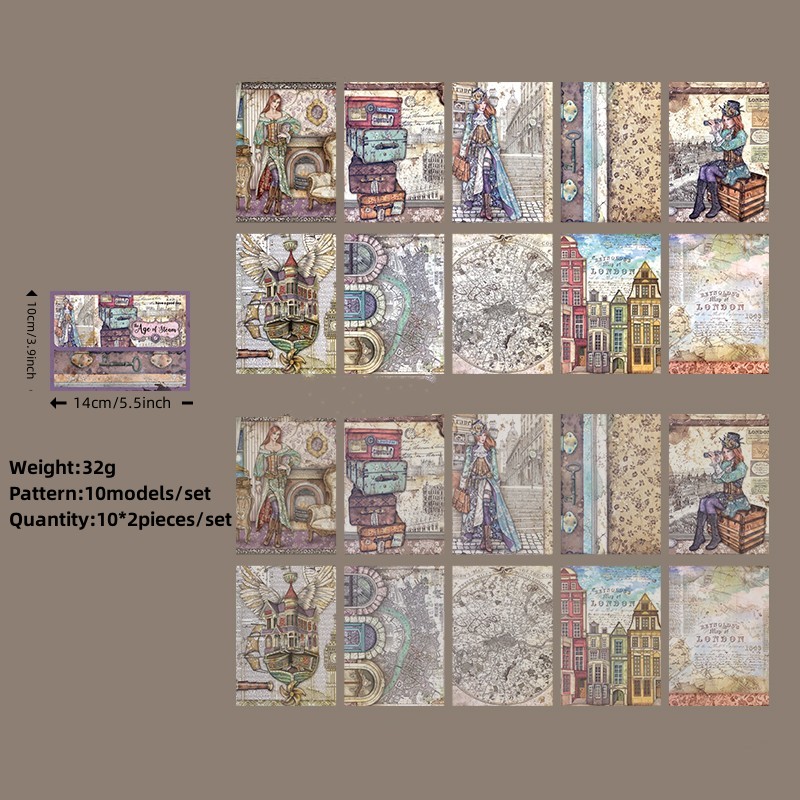 Steam age Journal Diary Book Material Paper - Temu