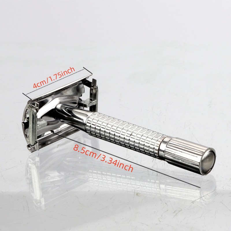Men's Double sided Safety Stainless Steel Manual Razor Non - Temu