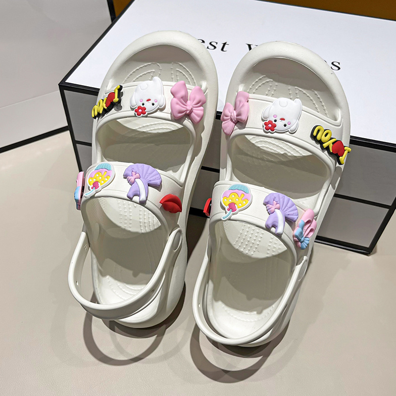 Girls Slide Sandals Lightweight Comfy Outdoor Non Slip Open - Temu ...