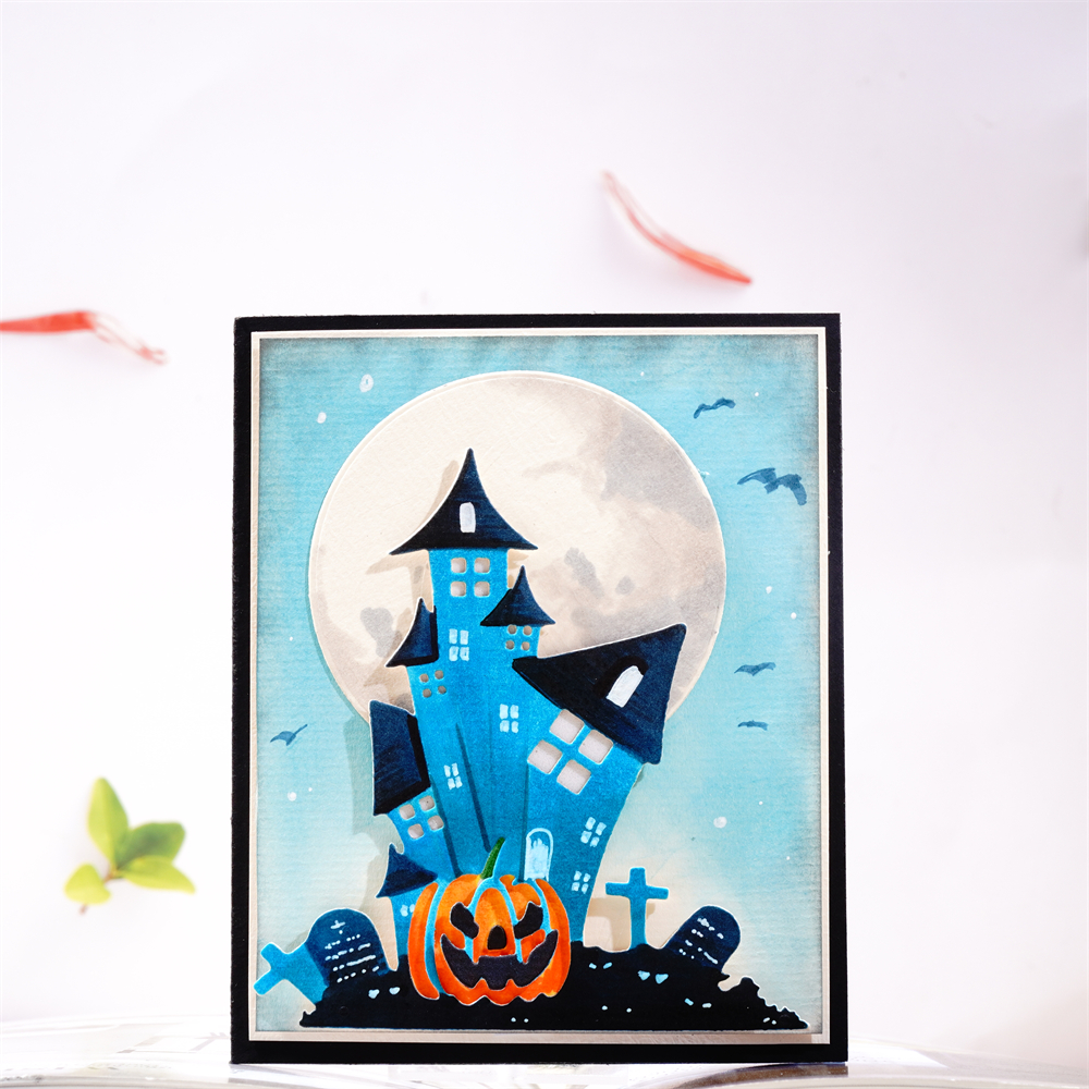 Witch's Castle Metal Cutting Die Stencils Die Cut Diy - Temu Australia