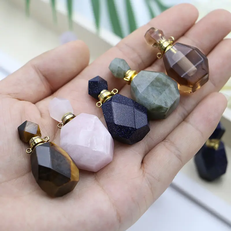 Miniature Crystal Perfume Bottles Shaped Mini Clear Crystal Temu
