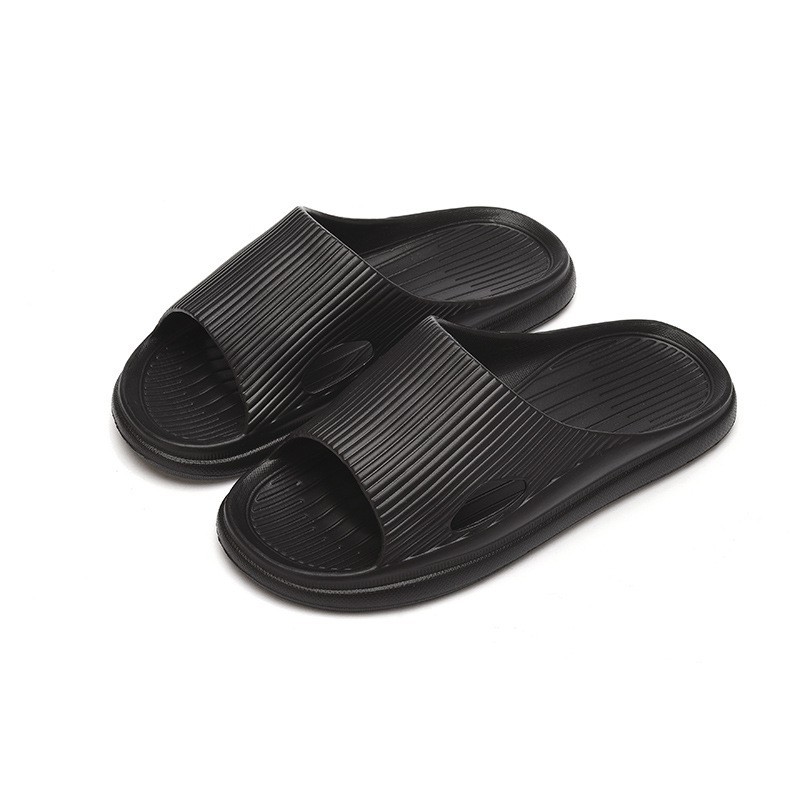 Mens Non Slip Slides Lightweight Open Toe Quick Dry Slippers For Indoor Outdoor Bathroom Beach ...