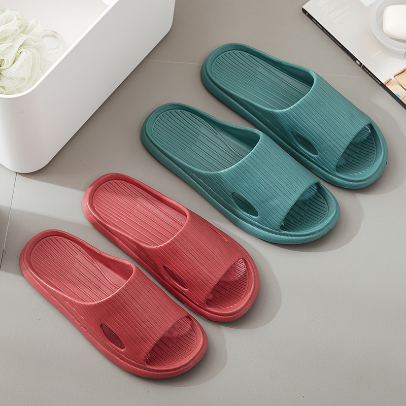 Mens Non Slip Slides Lightweight Open Toe Quick Dry Slippers For Indoor