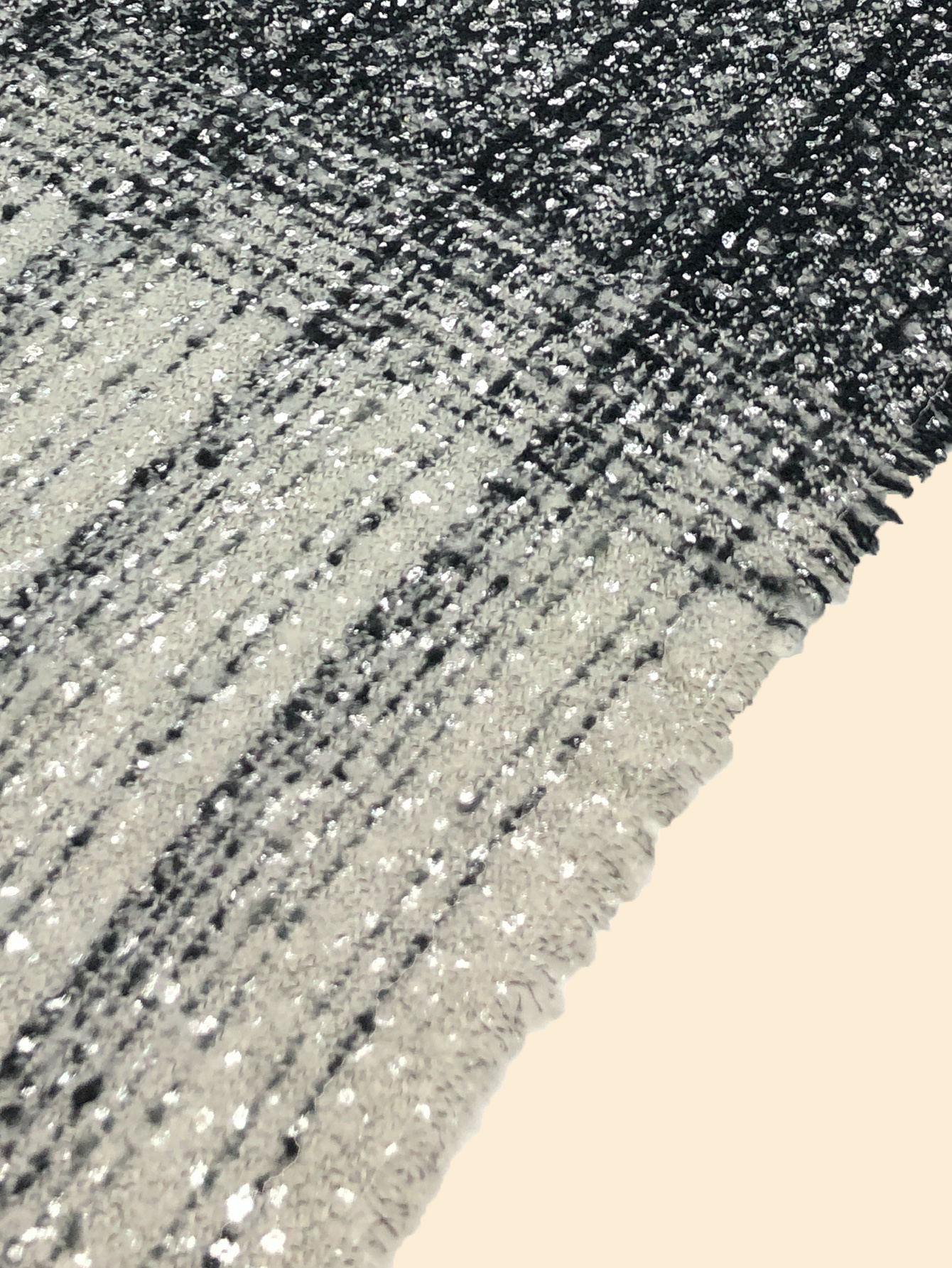 hot stamping large shawl wrap tassel poncho gradient color - Temu ...