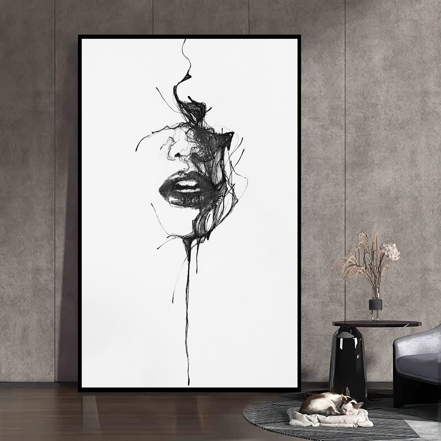 Contemporary Abstract Poster Wall Art Painting - Temu Australia