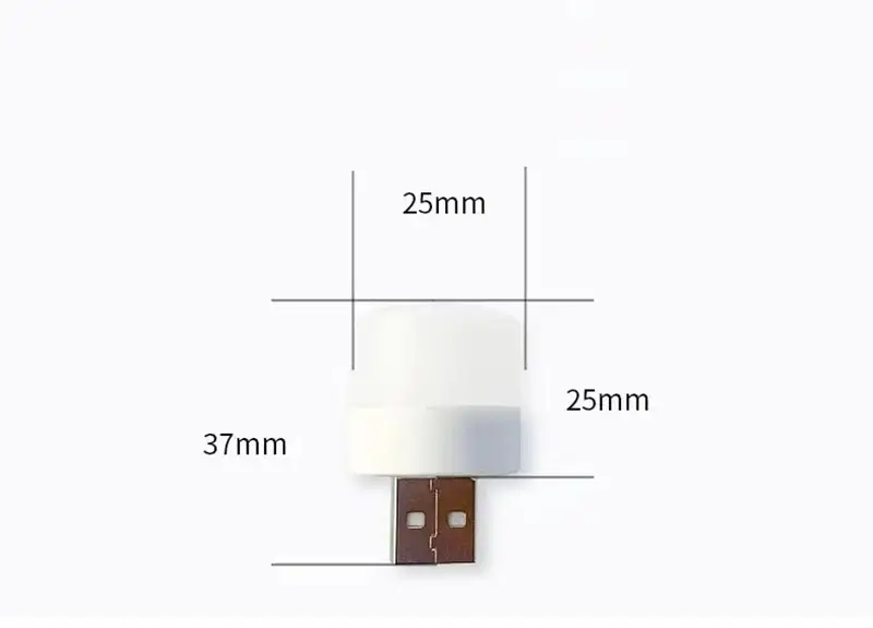 자동차 침실 욕실 장식 조명 휴대하기 쉬운 Usb 무드 조명 에너지 절약 램프 Usb 전구 소형 Led 전구 Temu