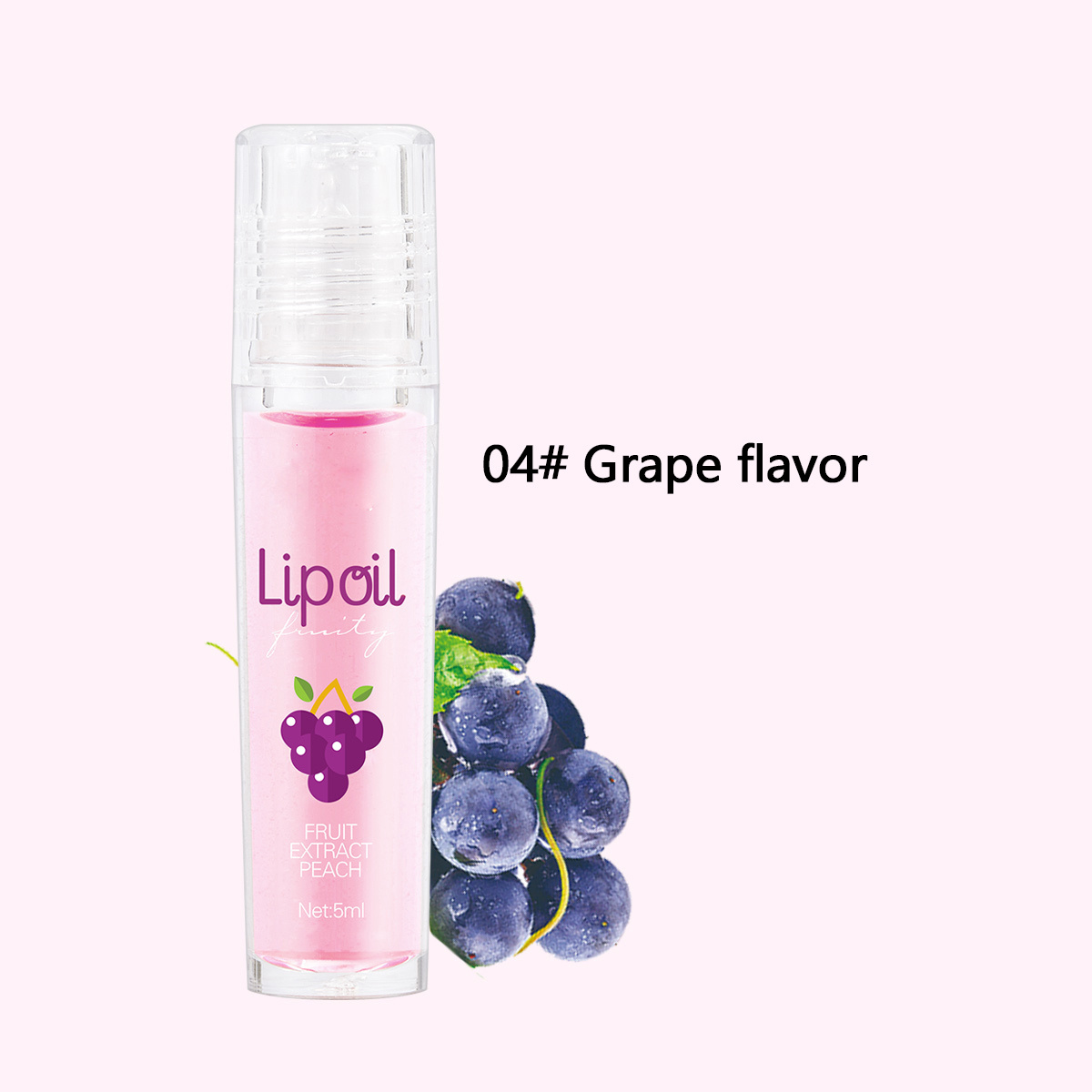 4 Flavor Lip Oil Natural Fruit Flavor Lip Care Balm Hydrating Anti ...