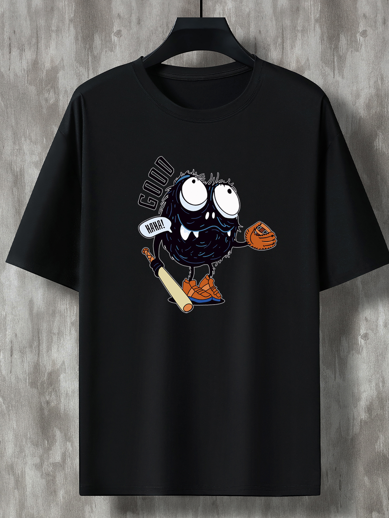 men's cartoon print short sleeve t shirt crew neck tee - Temu Norway