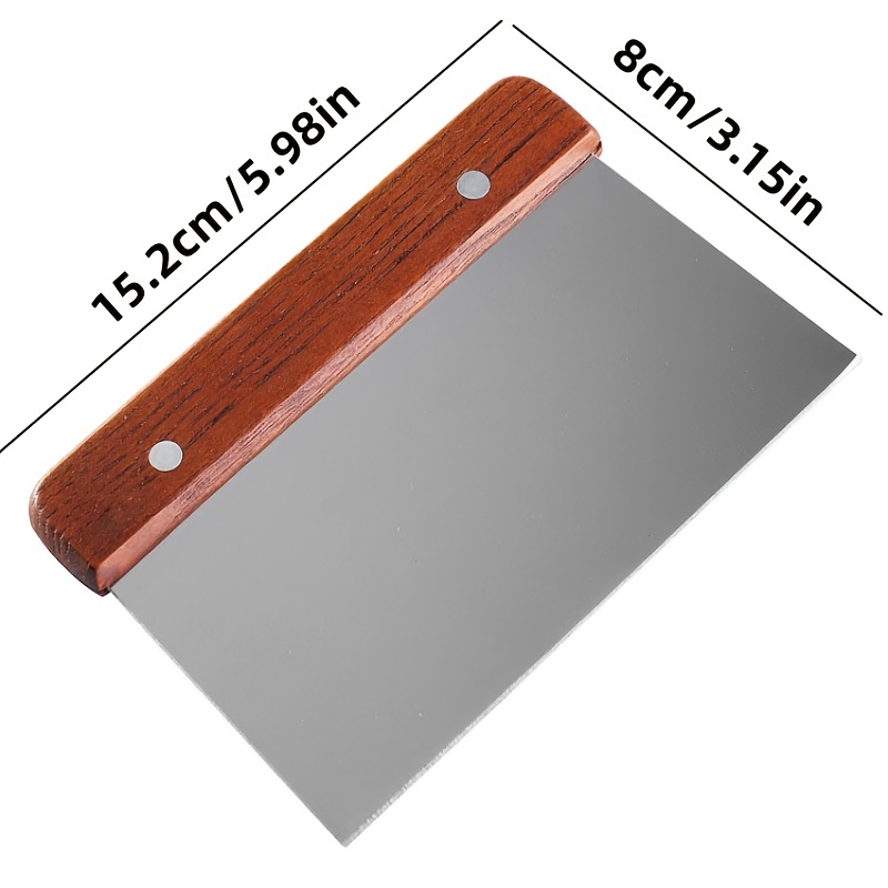 Stainless Steel Scraper Vegetable Chopper Dough Cutter - Temu