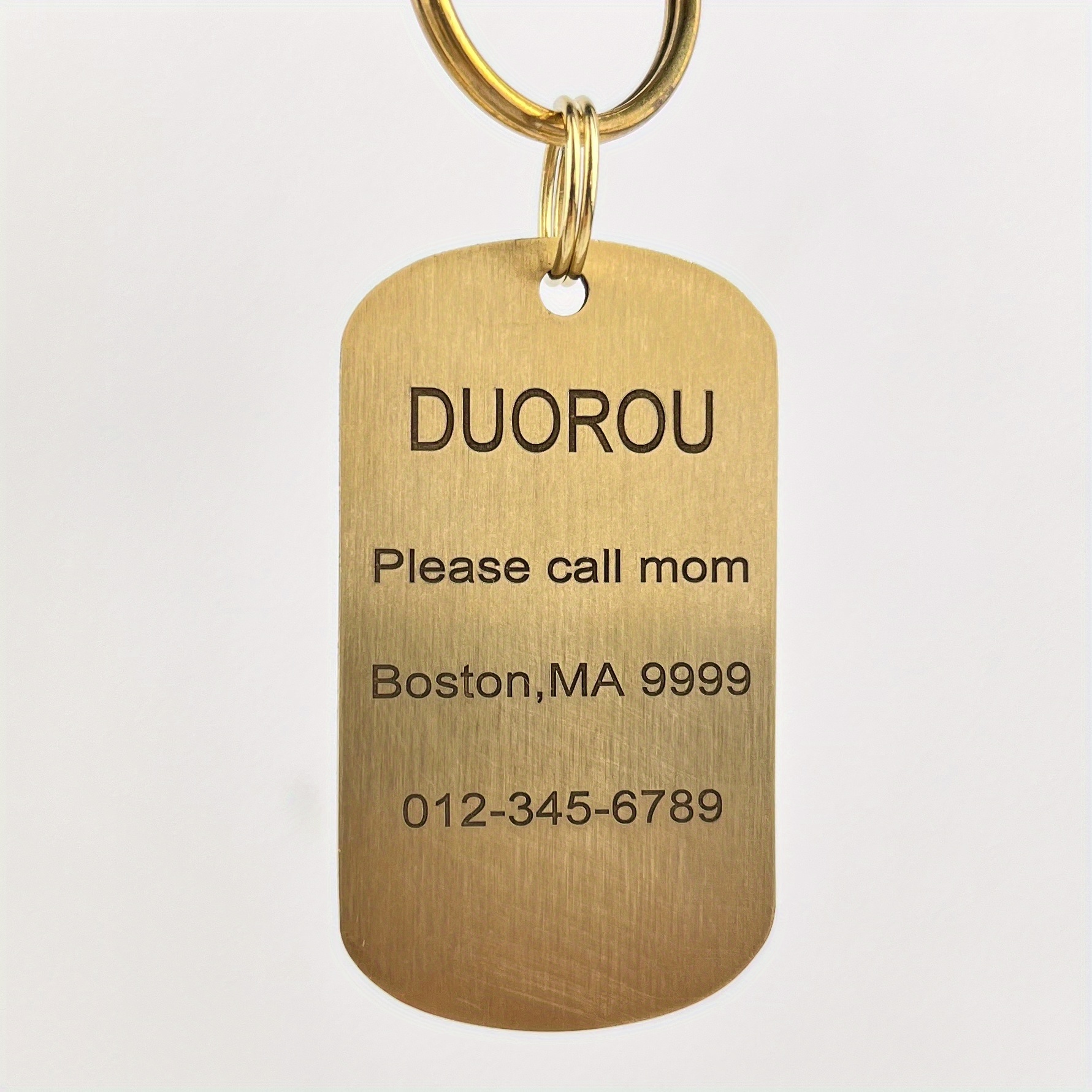 Customized Dog Tag Pet Collar Accessories Dog Paw Pattern - Temu Canada